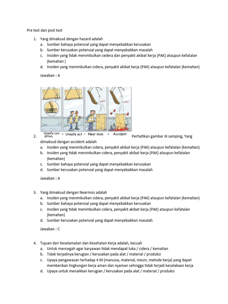 Pre Test Dan Post Test | PDF