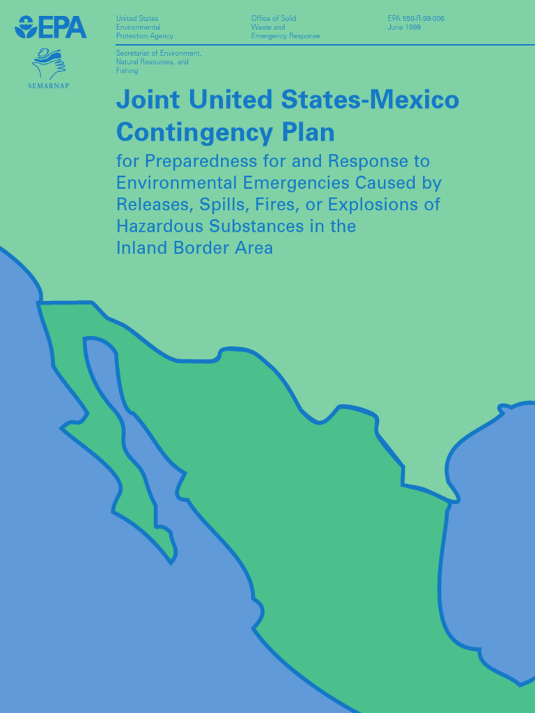Joint United States-Mexico Contingency Plan | PDF | Superfund ...