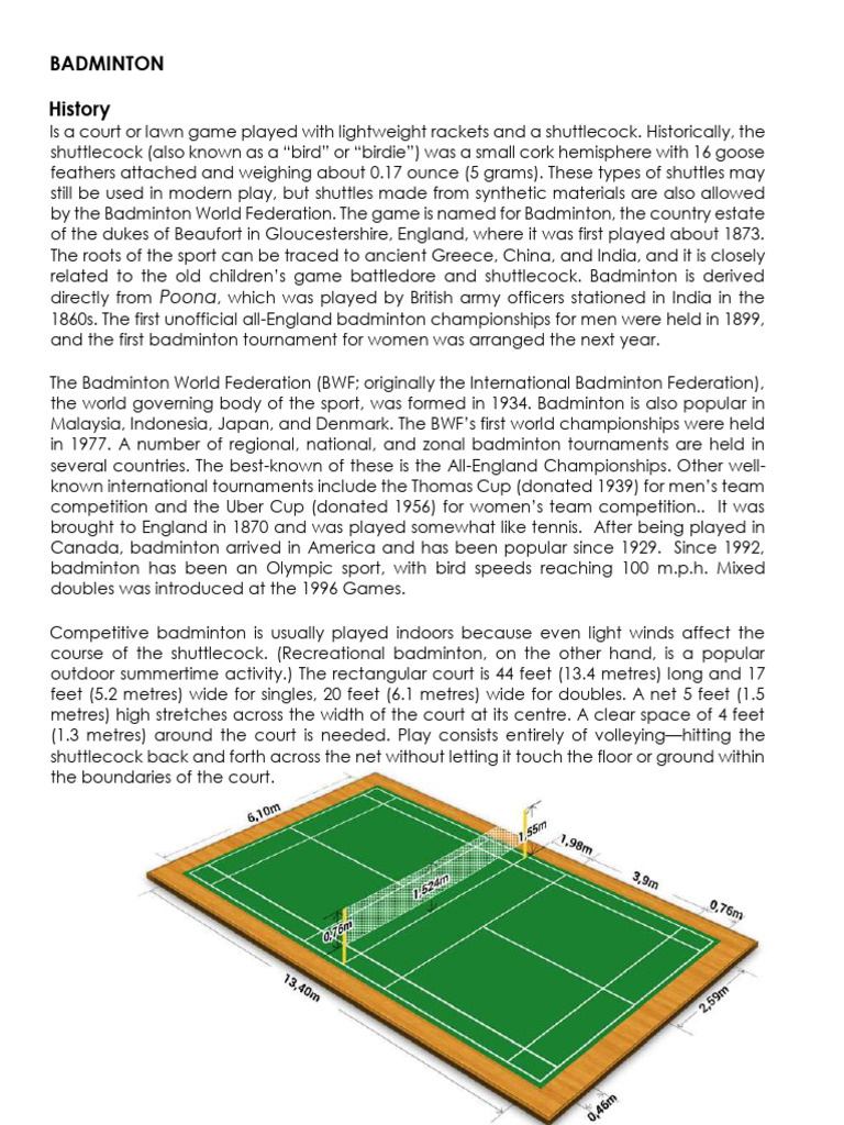 Badminton PDF | PDF