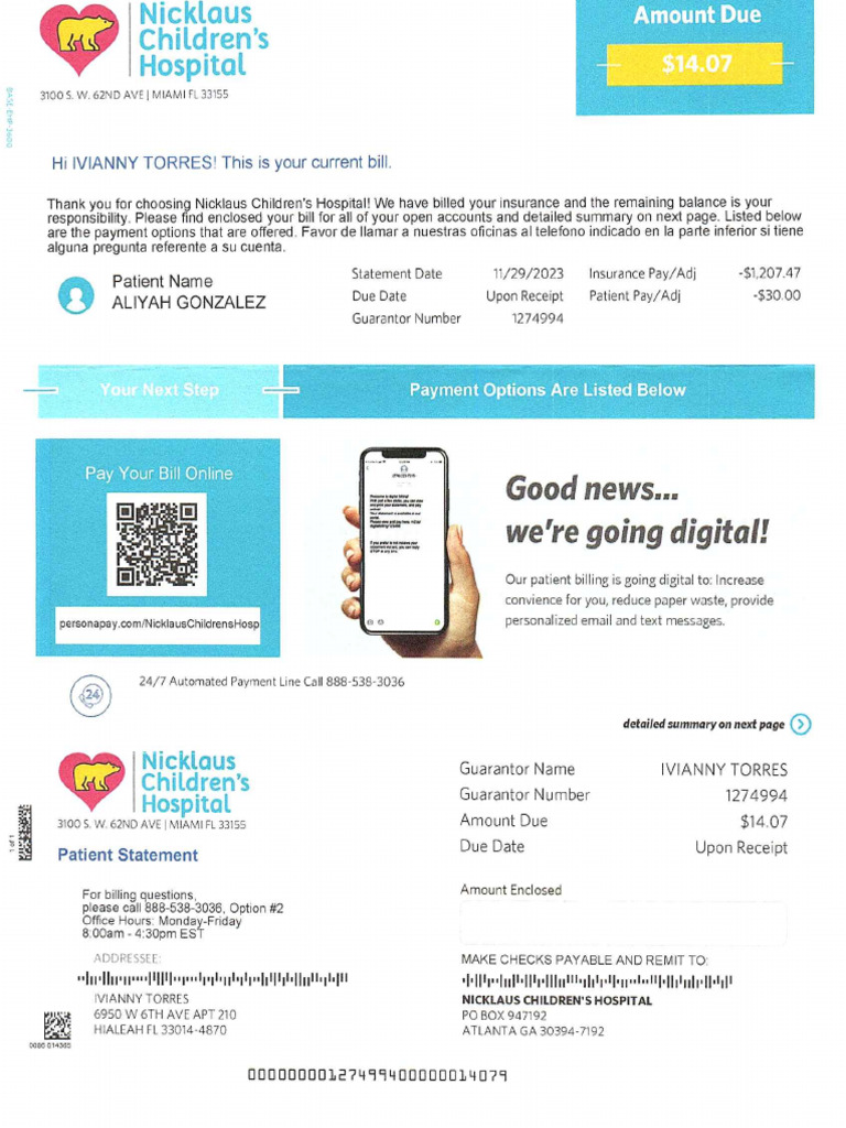 Bill Nicklaus Childrens Hospital | PDF