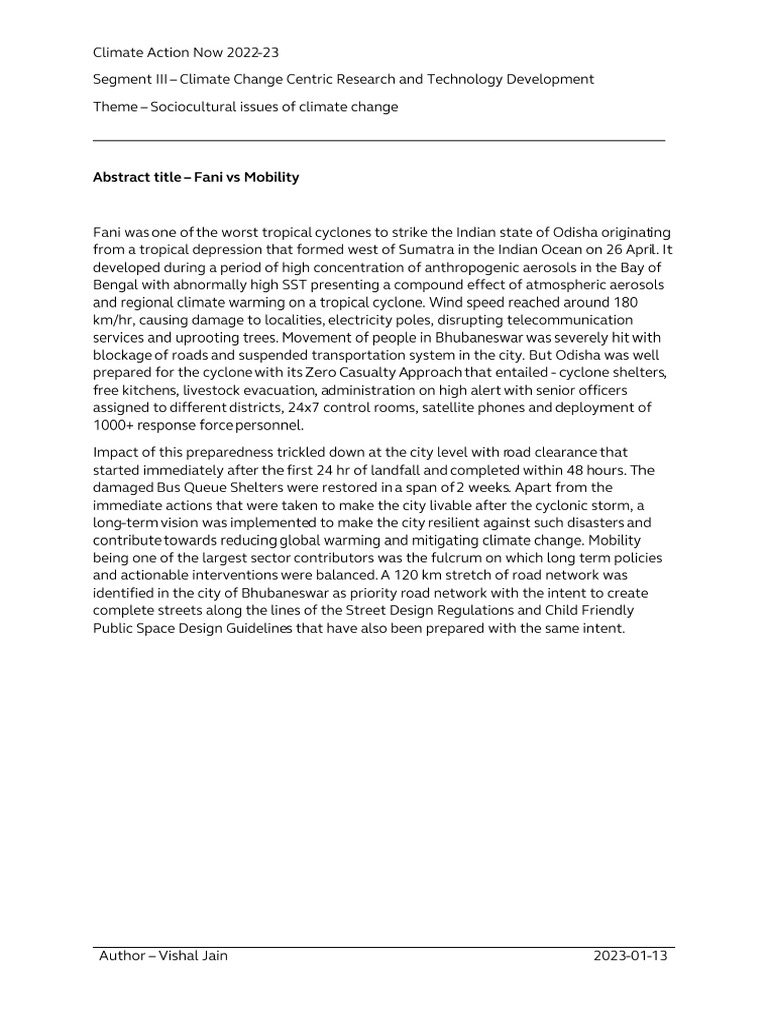 Writing Sample 2 - CAN 2022-23 - Segment III - V2 | PDF