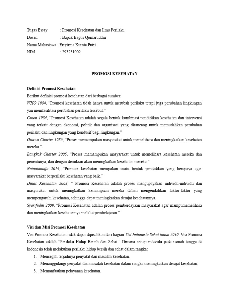 Errytrina K. Putri - Matrikulasi - Pak Bagus | PDF