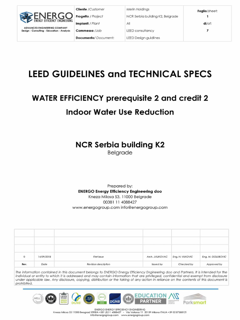 WEp2 and WEc2 Indoor Water Use Reduction | PDF