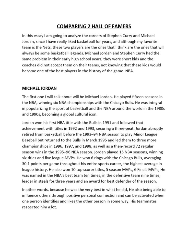 MJ vs Curry: A Career Comparison | PDF | Chicago Bulls | National ...
