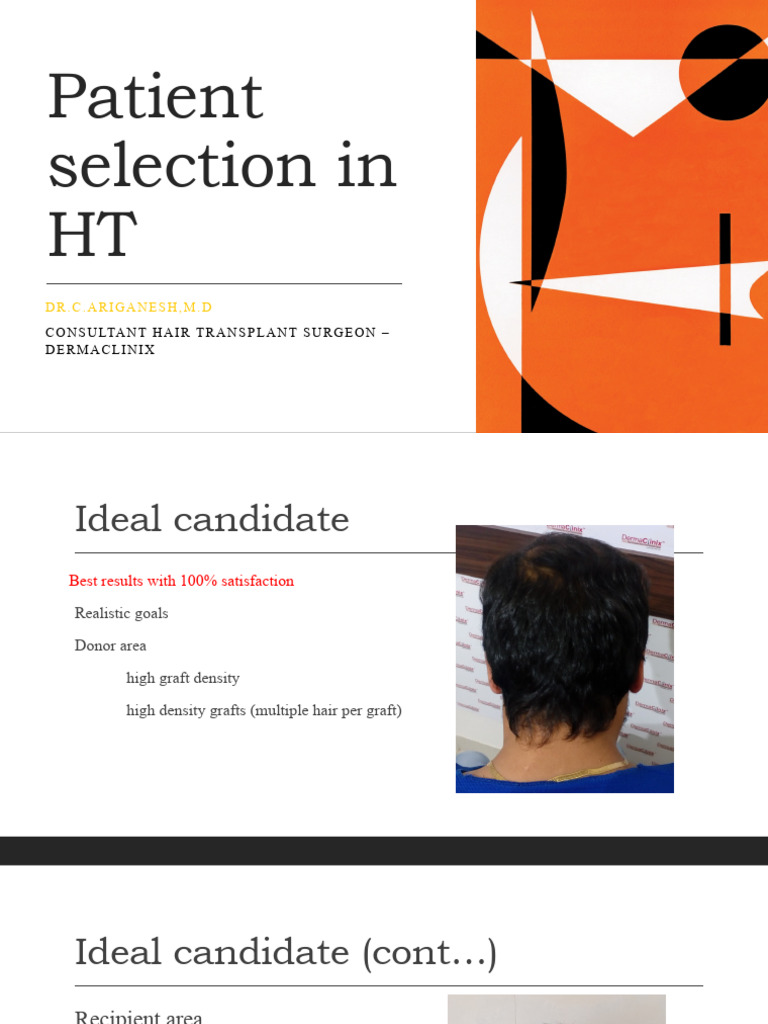 Patient Selection in HT (Autosaved) | PDF Patient Selection in HT (Autosaved) | PDF