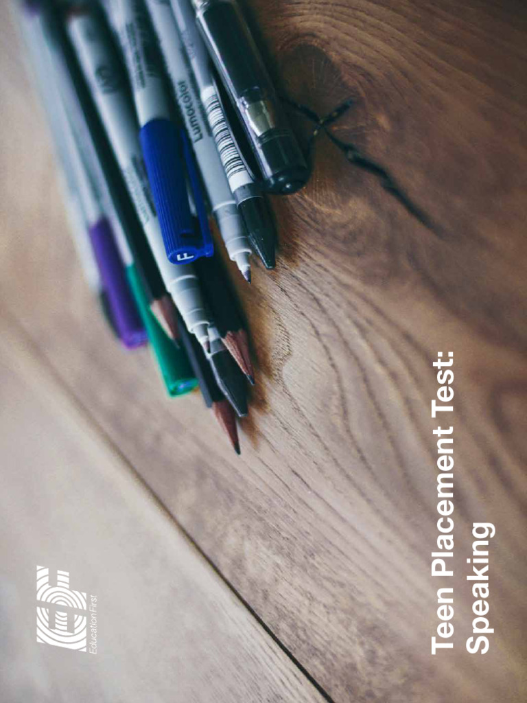 Placement Test Speaking | PDF | Human Communication