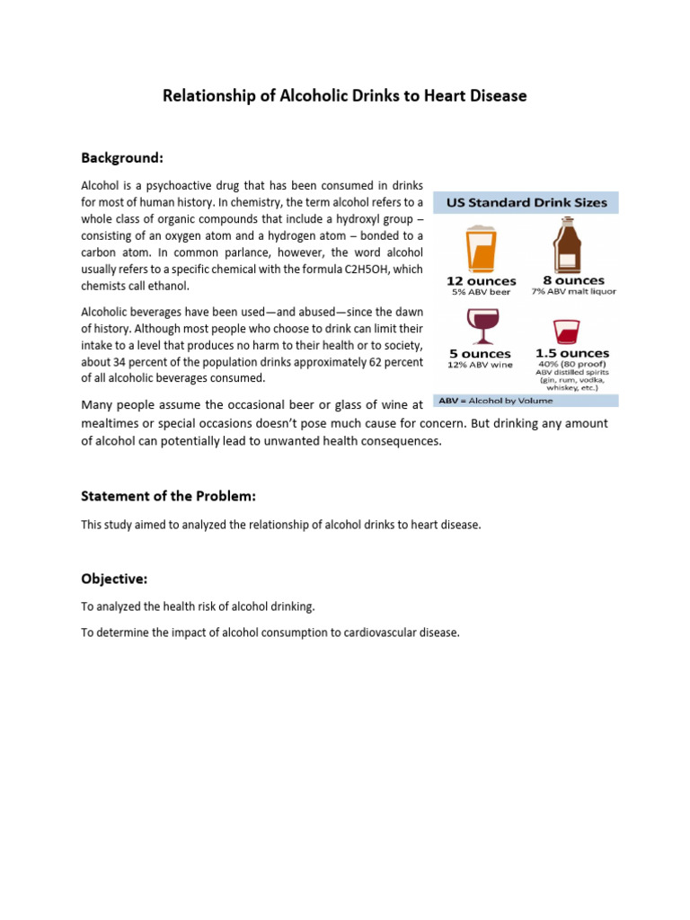 Alcohol's Impact on Heart Health | PDF | Ethanol | Blood Pressure