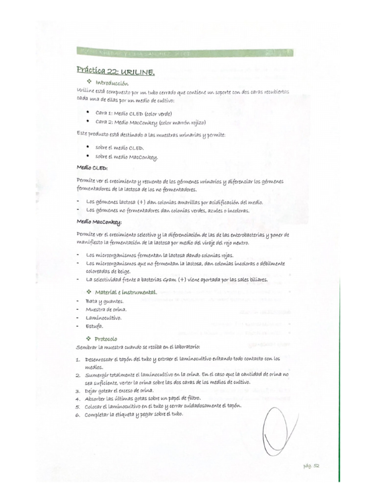 Práctica 22 URILINE. | PDF