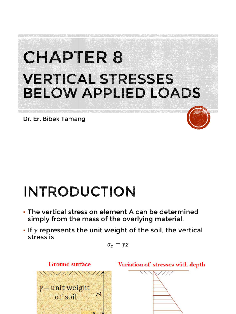 Vertical Stress Analysis in Soil | PDF | Linear Elasticity | Stress ...