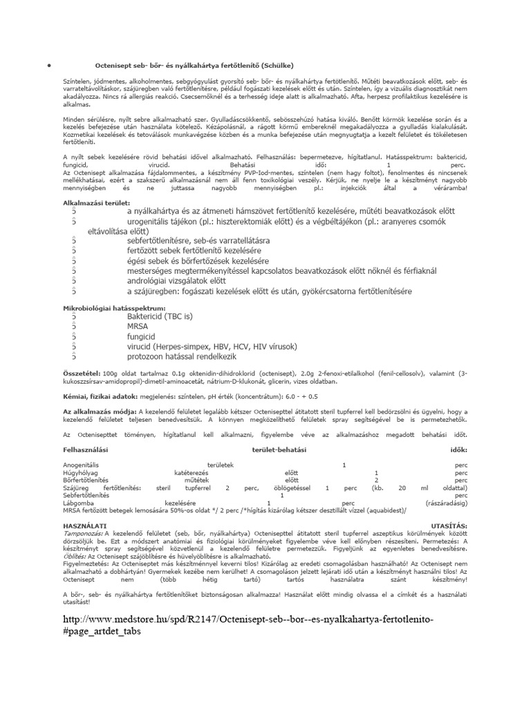 Octenisept Seb | PDF