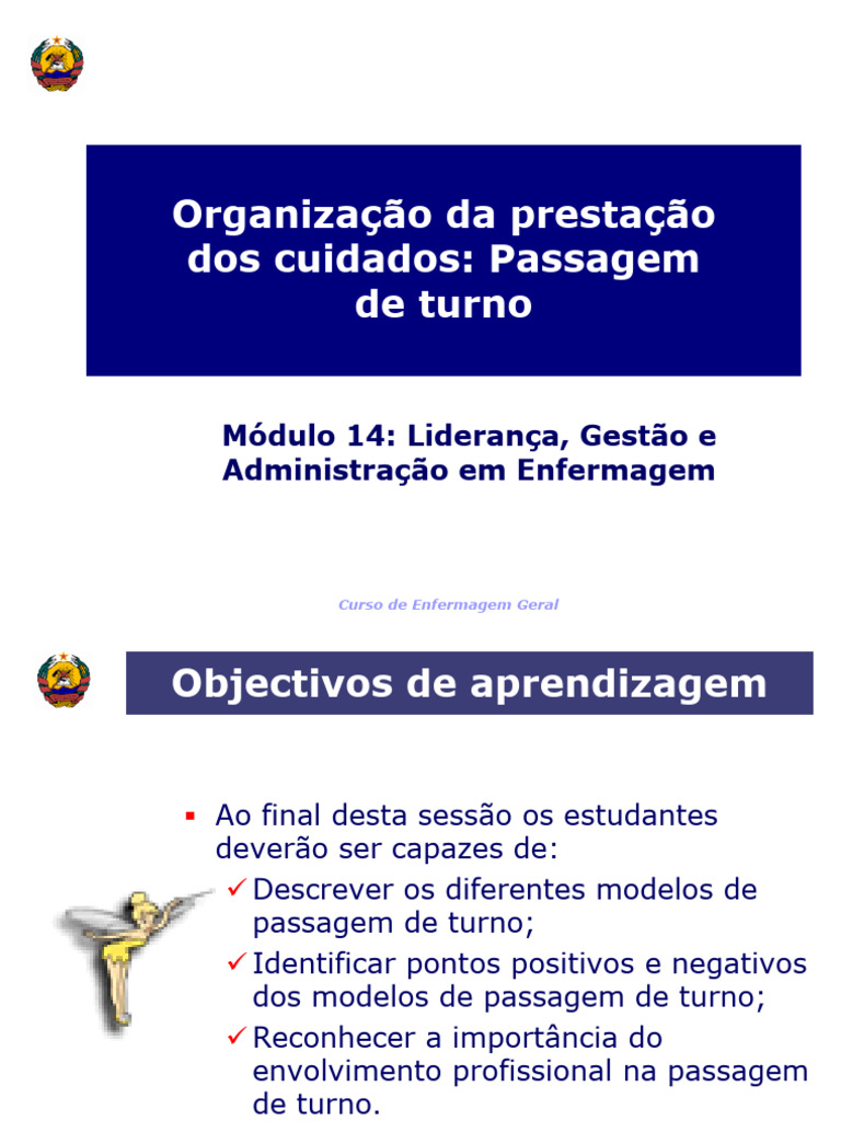 Modelos de Passagem de Turno em Enfermagem | PDF | Enfermagem | Comunicação