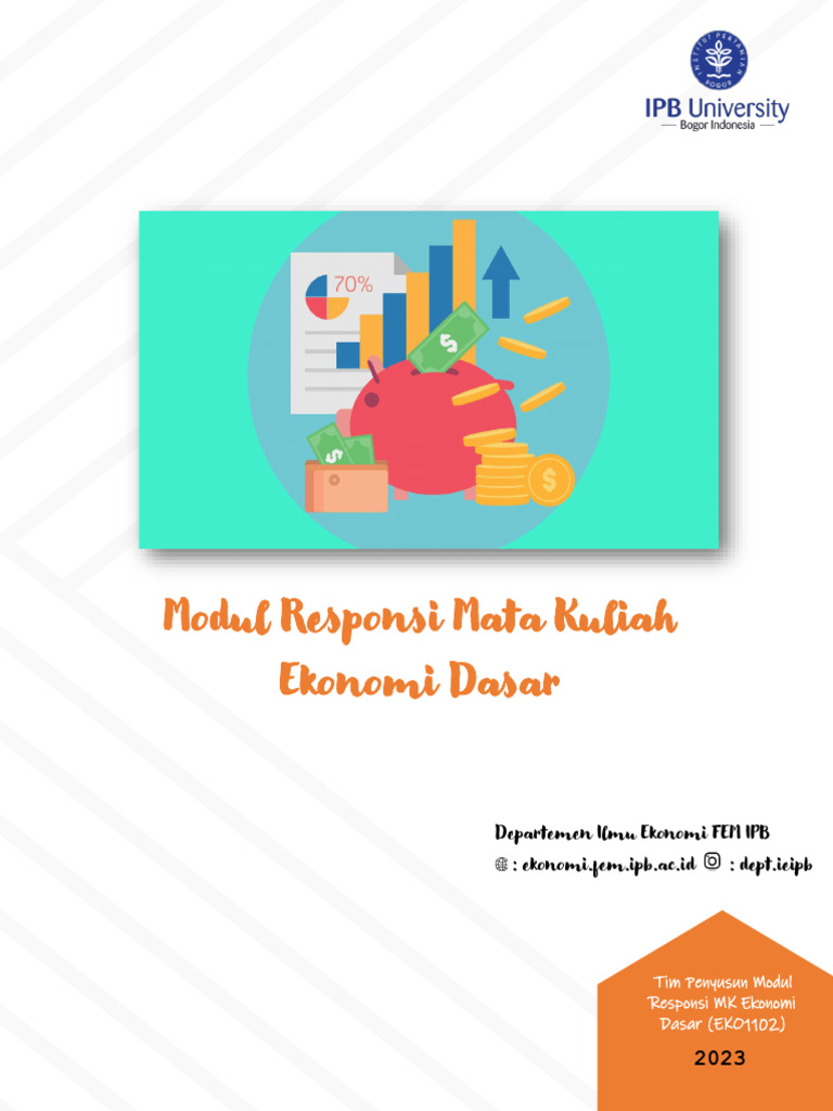 Modul Responsi Ekonomi Dasar IPB | PDF | Pengelolaan Keuangan & Uang | Teknologi & Rekayasa