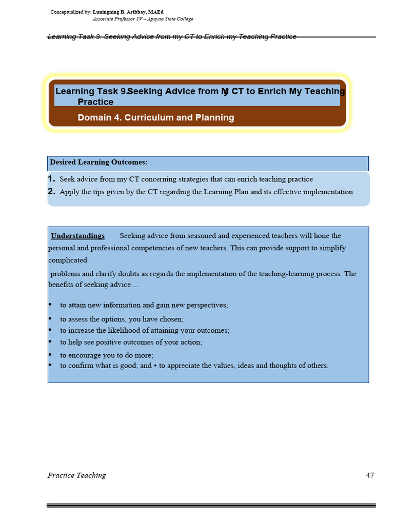 Learning Task 9 | Download Free PDF | Psychology | Cognitive Psychology