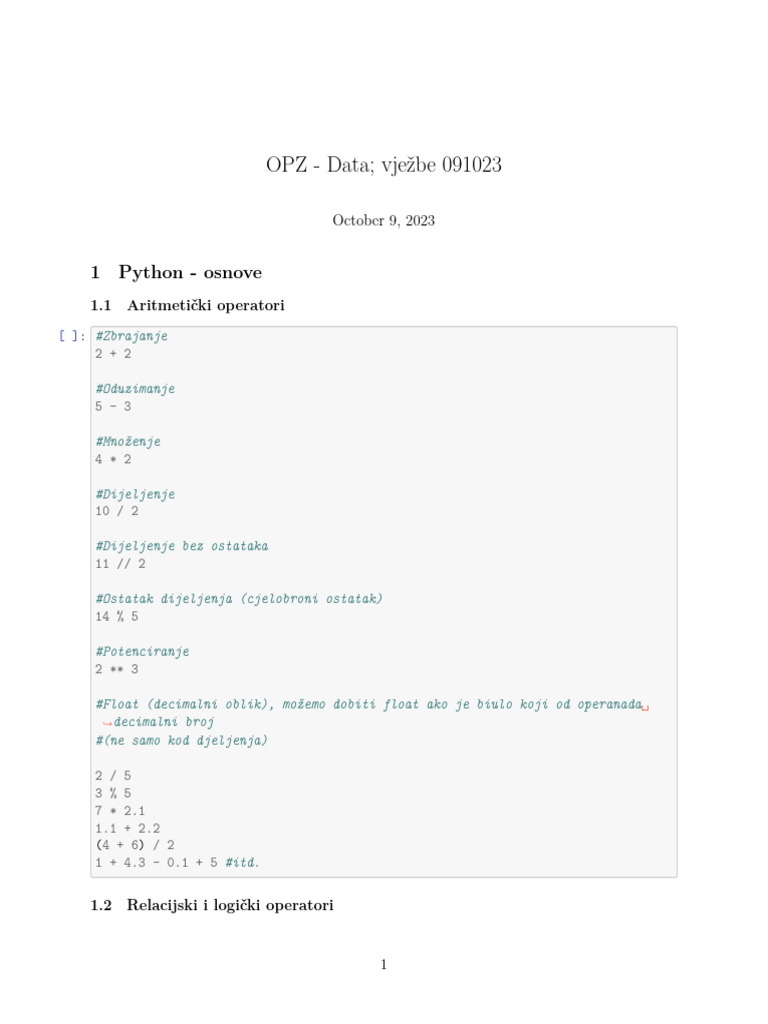 OPZ - Python | PDF