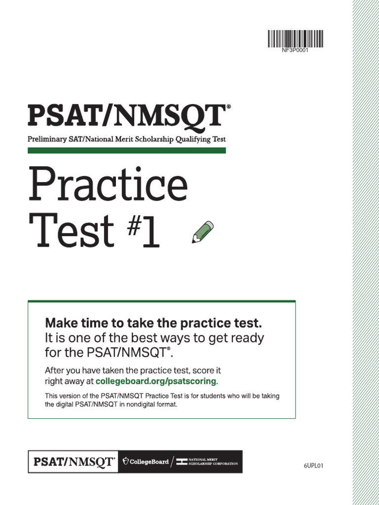 Psat NMSQT Practice Test 1 | PDF | Psat/Nmsqt | Natural Satellite