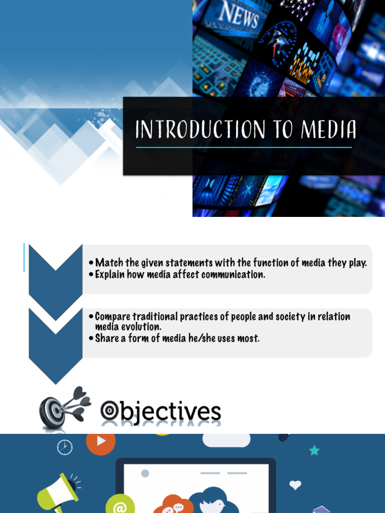 Lesson 1 - Introduction To Media | PDF | Mass Media | Information Age