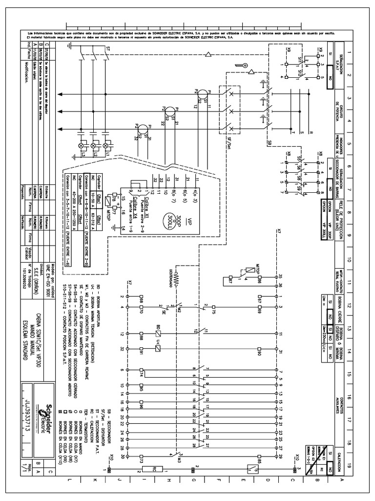 Esquema DM1C Con VIP300 | PDF
