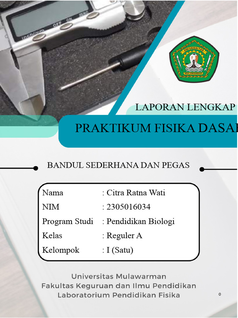 Praktikum Bandul dan Pegas Fisika Dasar | PDF | Sains & Matematika