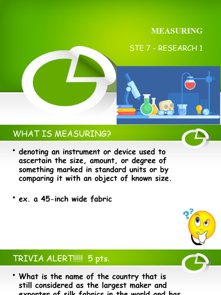 Understanding Measurement in Science | PDF | Pressure Measurement ...