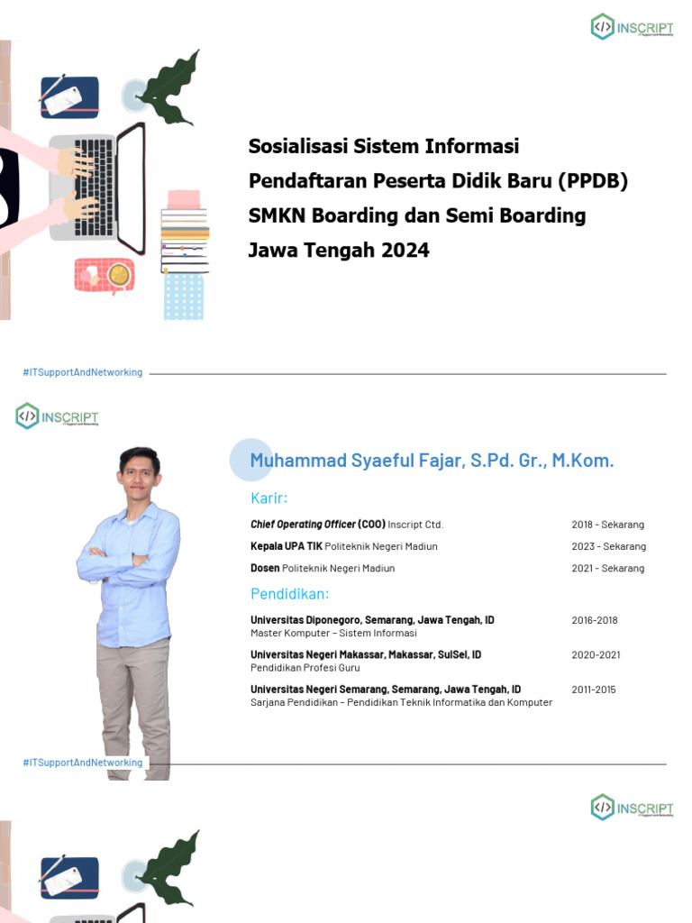Presentasi Sosialisasi Sistem PPDB 2024 | PDF | Karier & Perkembangan