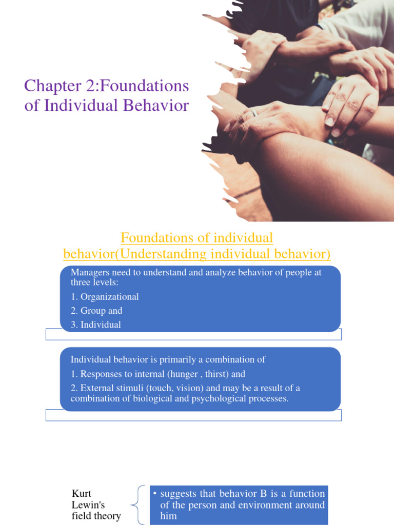 Foundations of Individual Behavior Final | PDF | Behavior | Leadership