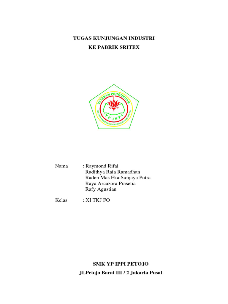 Tugas Kunjungan Industri Kelompok 6, XI TKJ FO | PDF | Seni