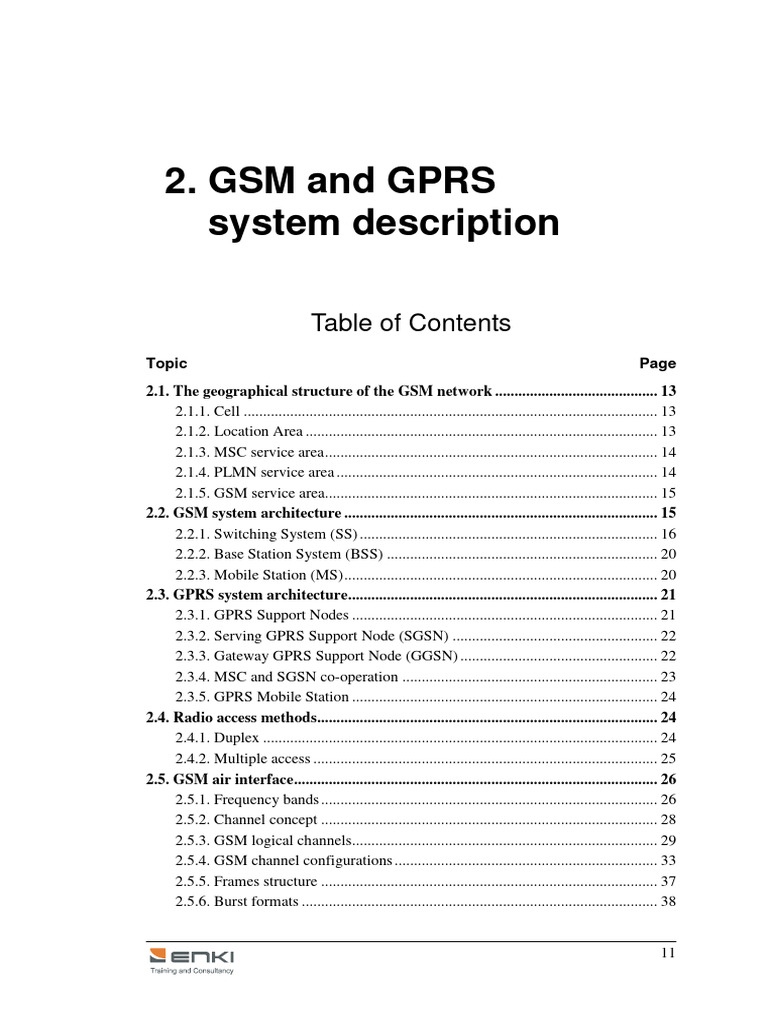 GSM - GPRS CP - 02 GSM and GPRS System Description | PDF | General Packet Radio Service | Duplex ...