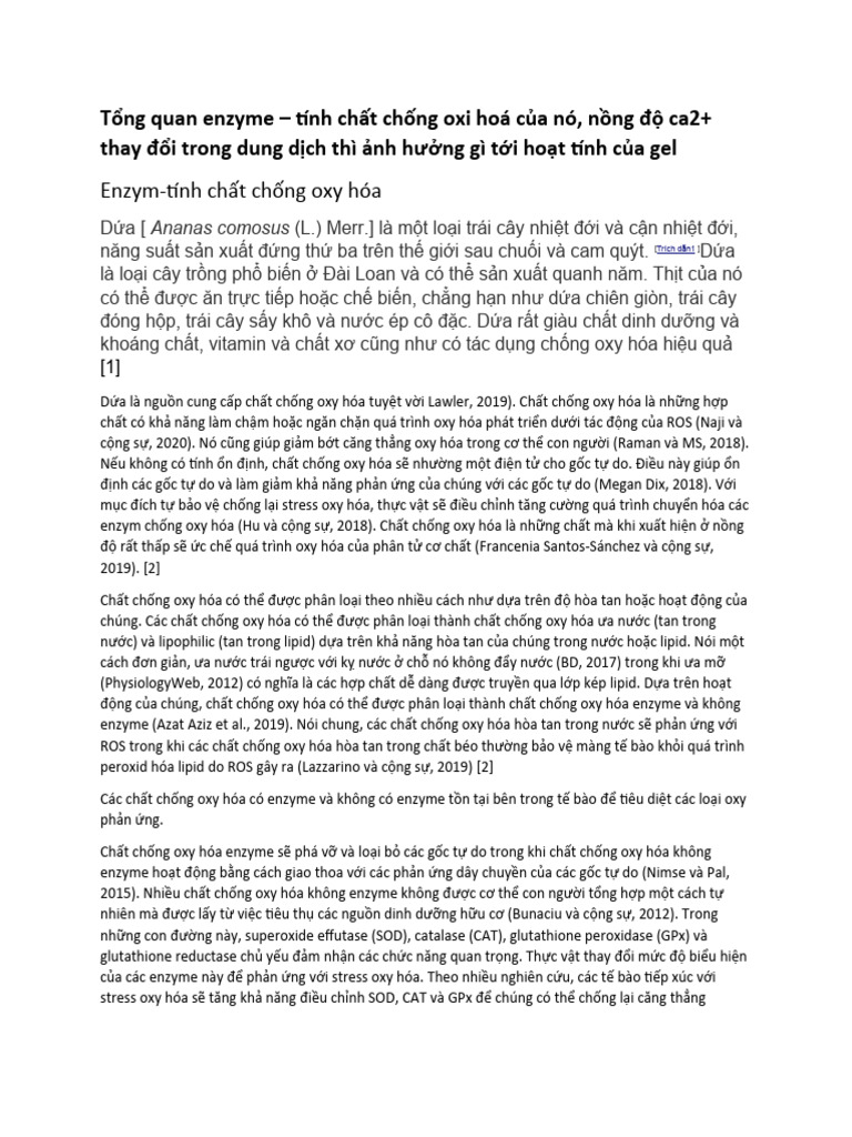 T NG Quan Enzyme | PDF