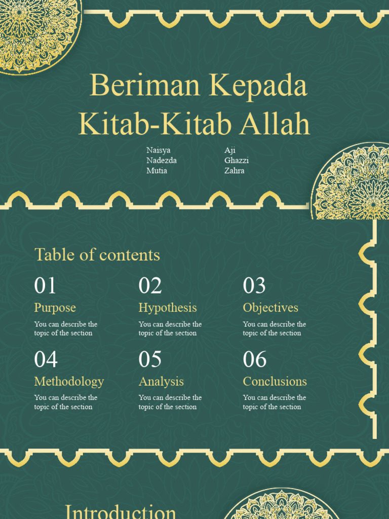Islamic Art Thesis Defense by Slidesgo | PDF | Kajian Bahasa Asing ...