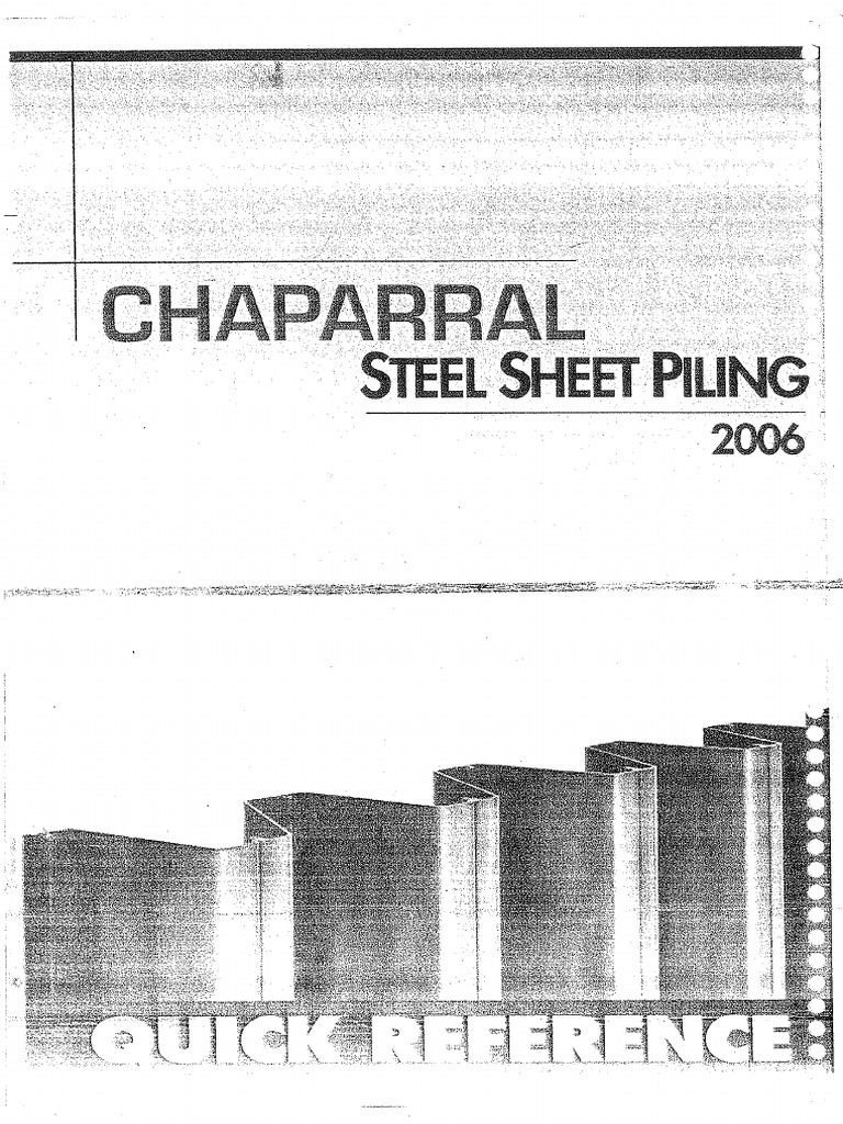 Chaparral Steel Sheet Piling | PDF