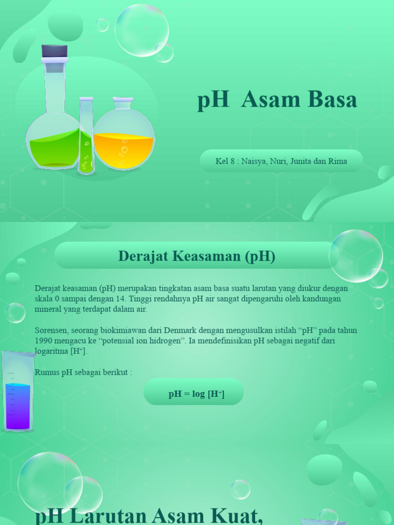PH Asam Basa | PDF | Sains & Matematika