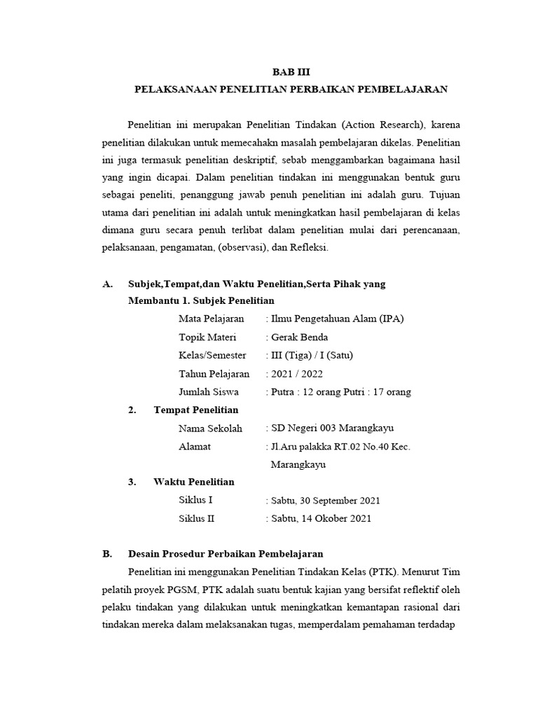 Laporan PKP Siti Rahmawati Bab Iii | PDF