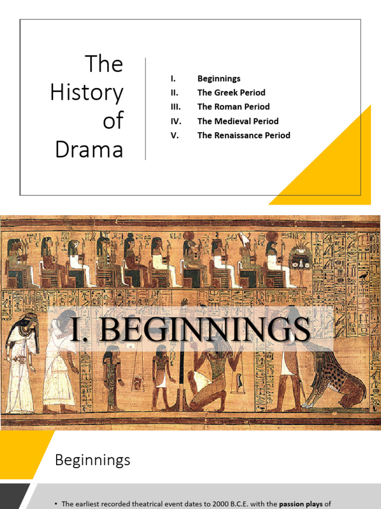 The History of Drama - 001 - Beginnings | PDF | Osiris | Isis