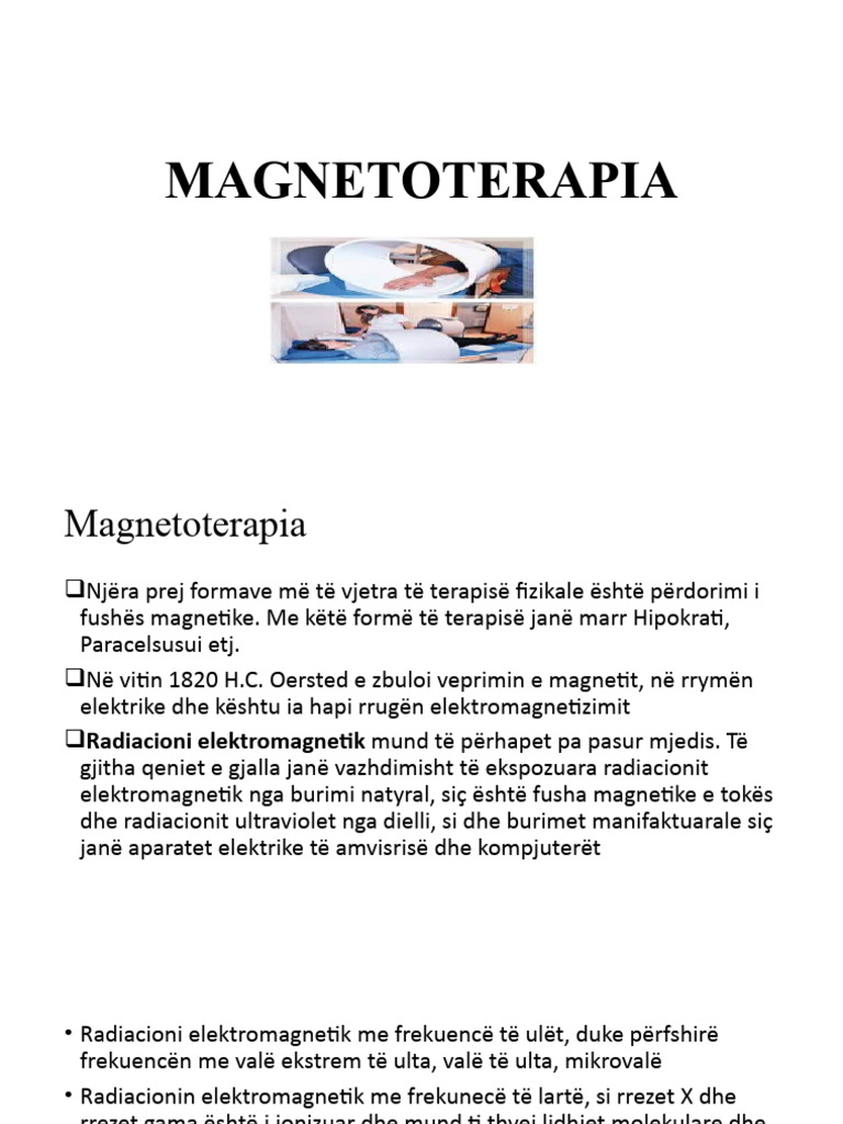 Ligjërata - V Mjeksia Fizikale Magnetoterapia | PDF