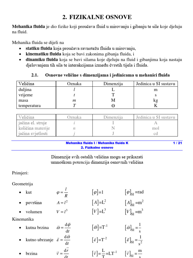 2 - Fizikalne Osnove | PDF