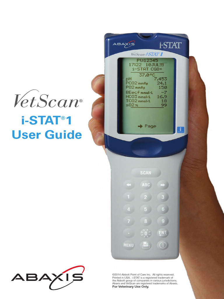 I STAT 1 User Guide VTS 00022 | PDF | Science & Mathematics | Computers