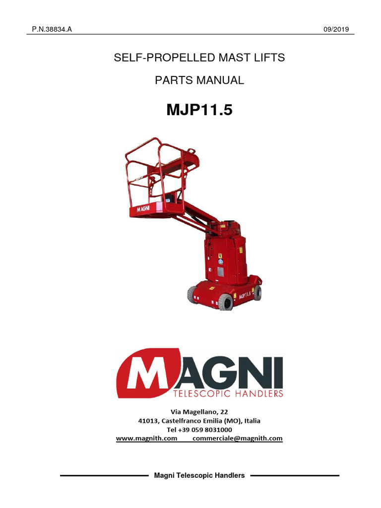 MJP 11.5-Katalog Cżęści | PDF | Screw | Manufactured Goods