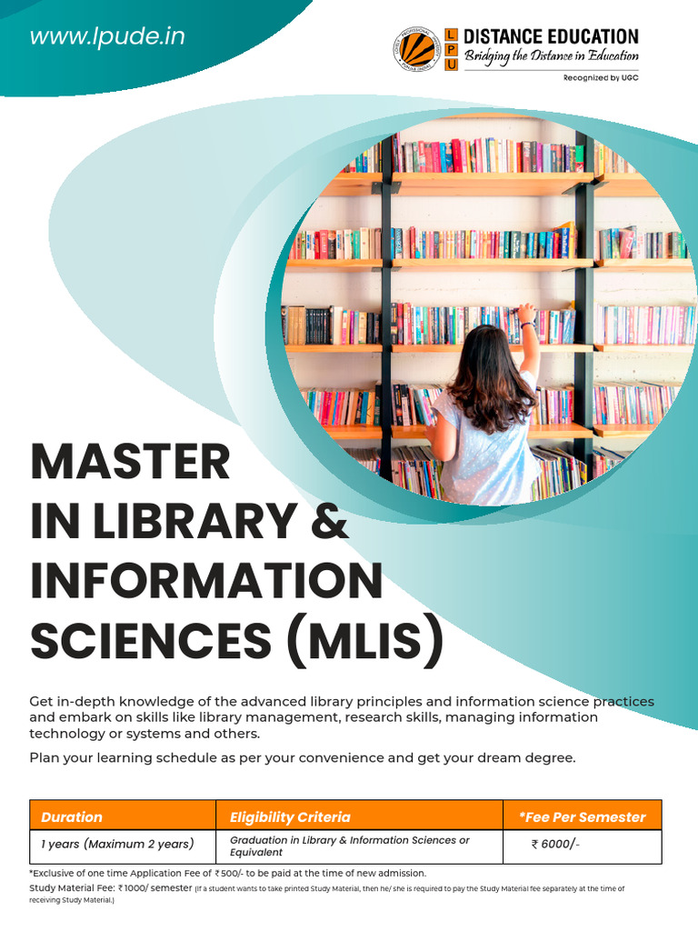 MLIS Distance Education at LPU | PDF | Academic Degree | Distance Education