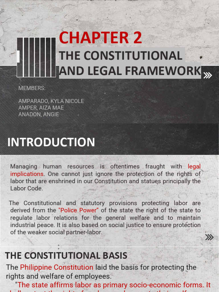 The Constitutional and Legal Framework | PDF | Employment | Strike Action