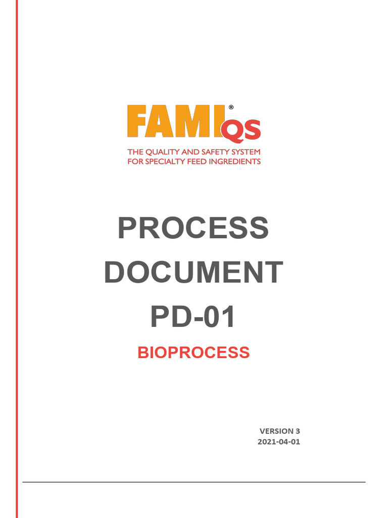 PD-01 Bioprocess V3 | PDF | Hazard Analysis And Critical Control Points ... PD-01 Bioprocess V3 | PDF | Hazard Analysis And Critical Control Points ...