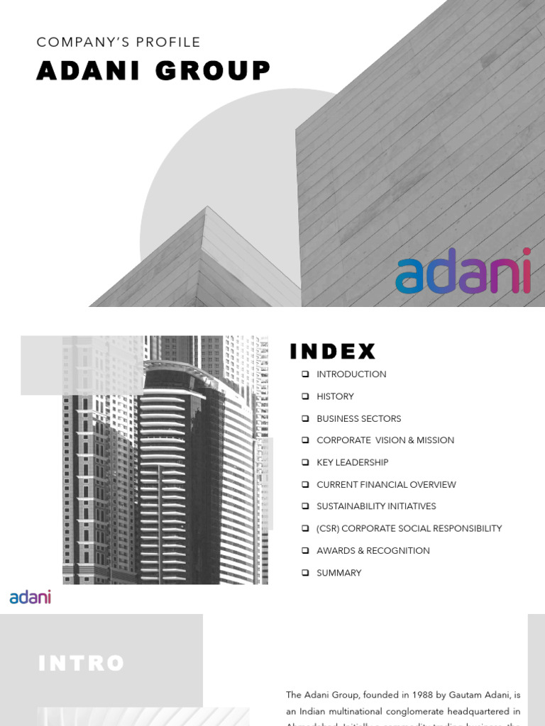 Adani Group: Business Overview | PDF | Economies
