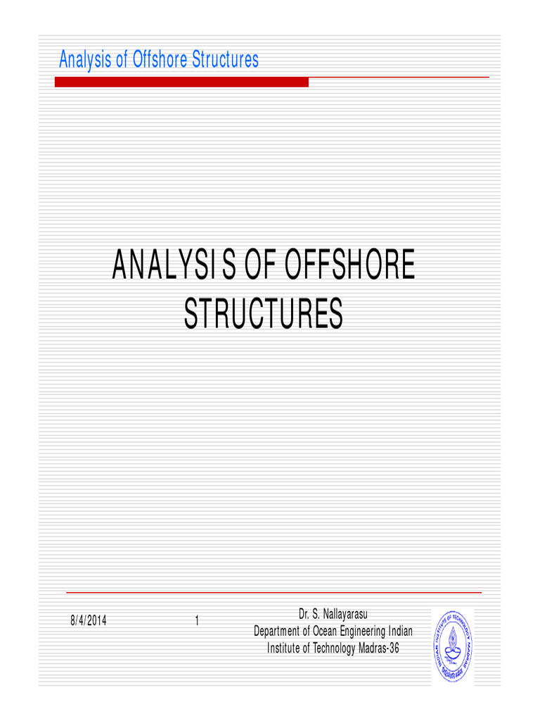 Offshore Structure Analysis Guide | PDF | Mathematical Analysis | Civil ...