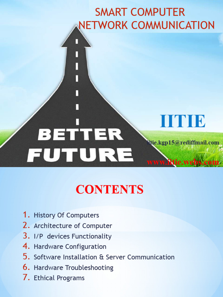 Smart Computer Communication | PDF | Computer Network | Central Processing Unit