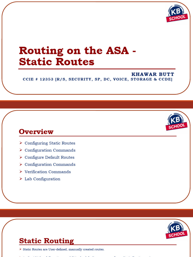 3.+Routing+on+the+ASA+ +Static+Routes | PDF | Router (Computing ...