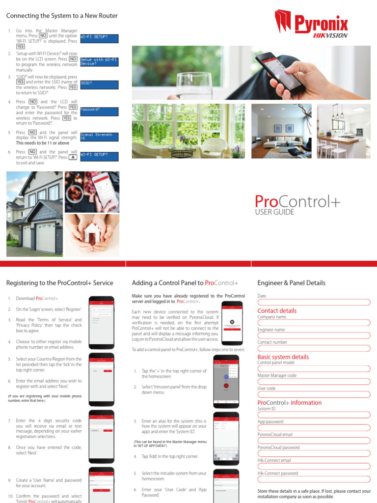 Customised ProControl Leaflet FINAL High Res | PDF | Wi Fi | Password