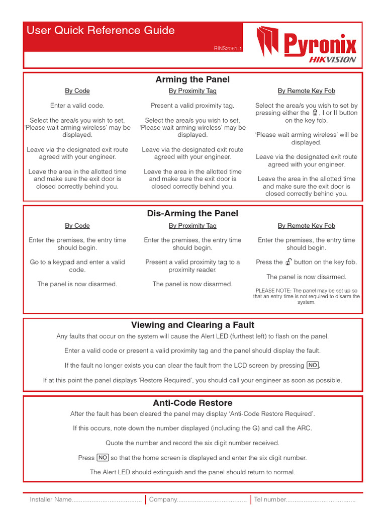 RINS2061-1 Control Panel User Reference Manual | PDF | Computer ...