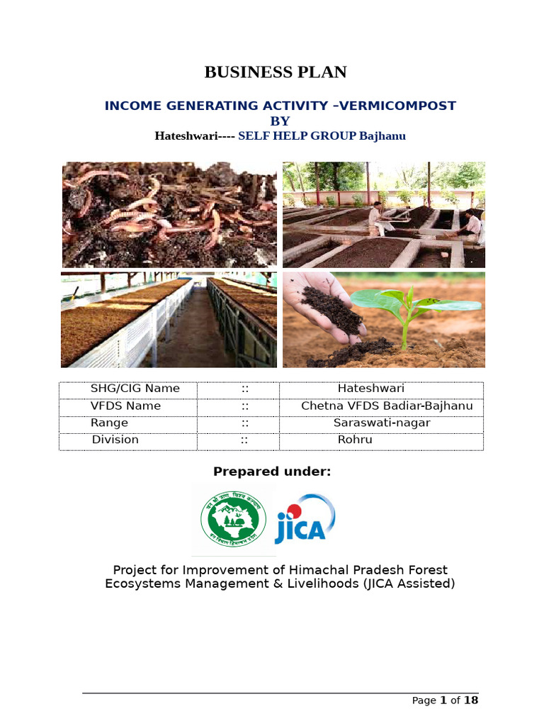 Vermicomposting Business Plan Overview | PDF | Banks | Compost
