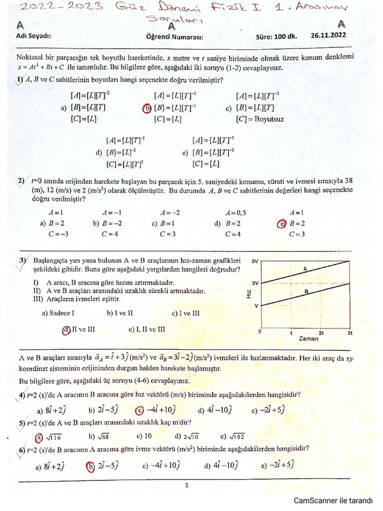 2022-2023 1.vize | PDF