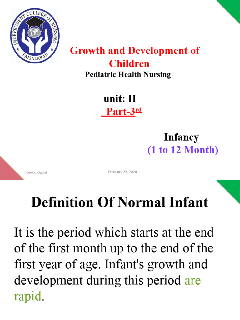 Unit 2 Part 3 Growth and Development | PDF