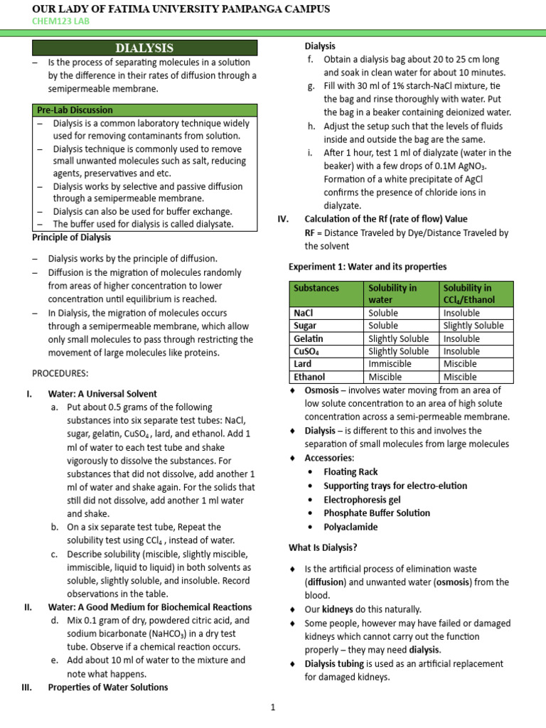 Biochem Lab | PDF | Solubility | Chromatography